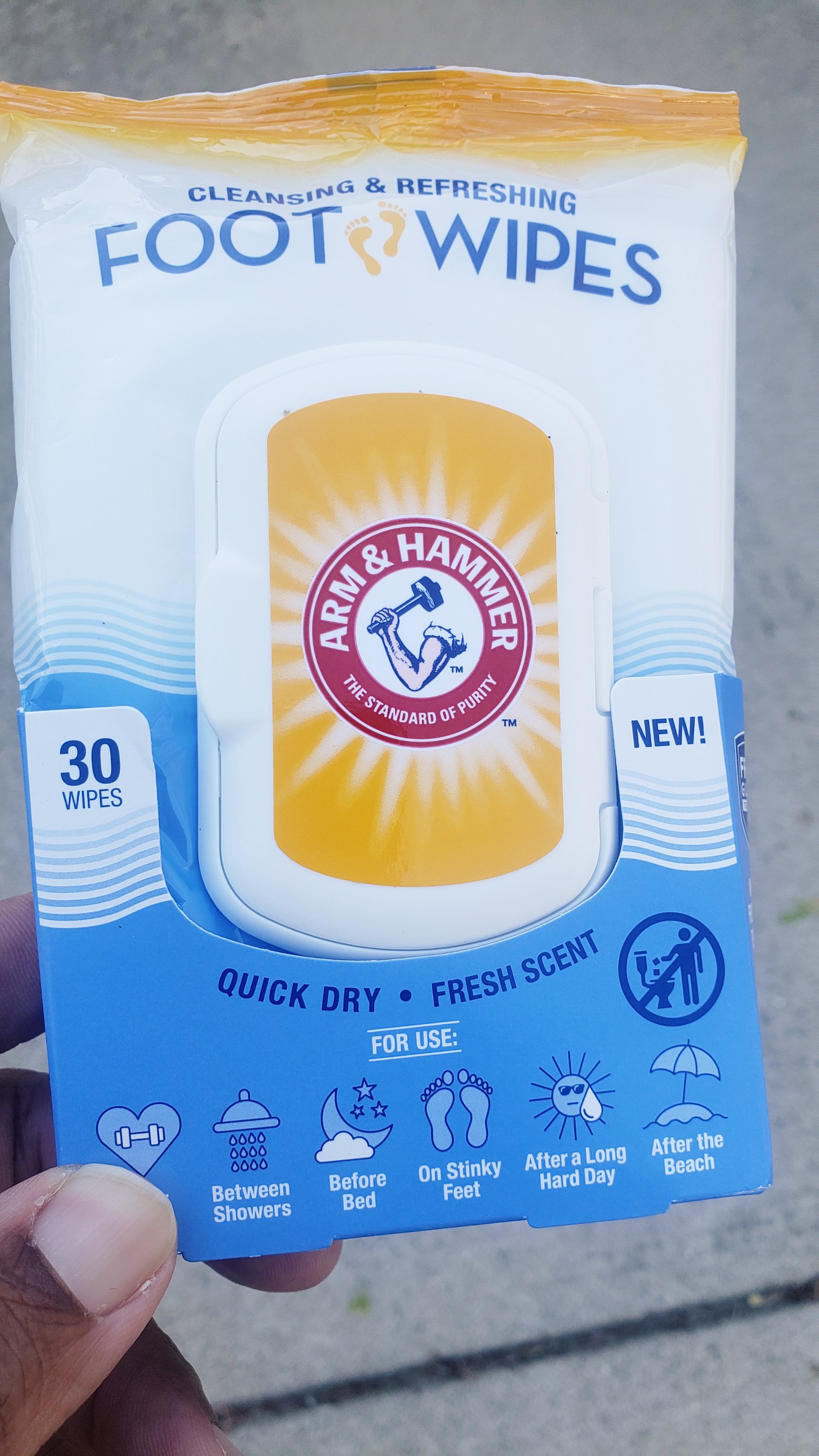 Gentlemen’s Review – Arm & Hammer – Cleansing & Refreshing Foot Wipes ...